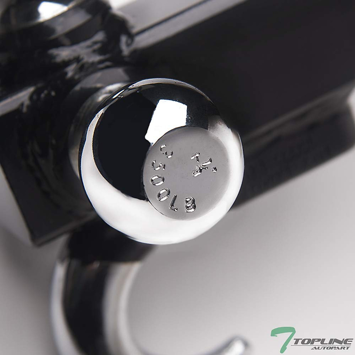 Universal 3-in-1 Rear Bumper Trailer Tow Hitch Loaded Tri-Ball Mount with Pin & Clip Kit Compatible with 2" x 2" Towing Receiver Tube