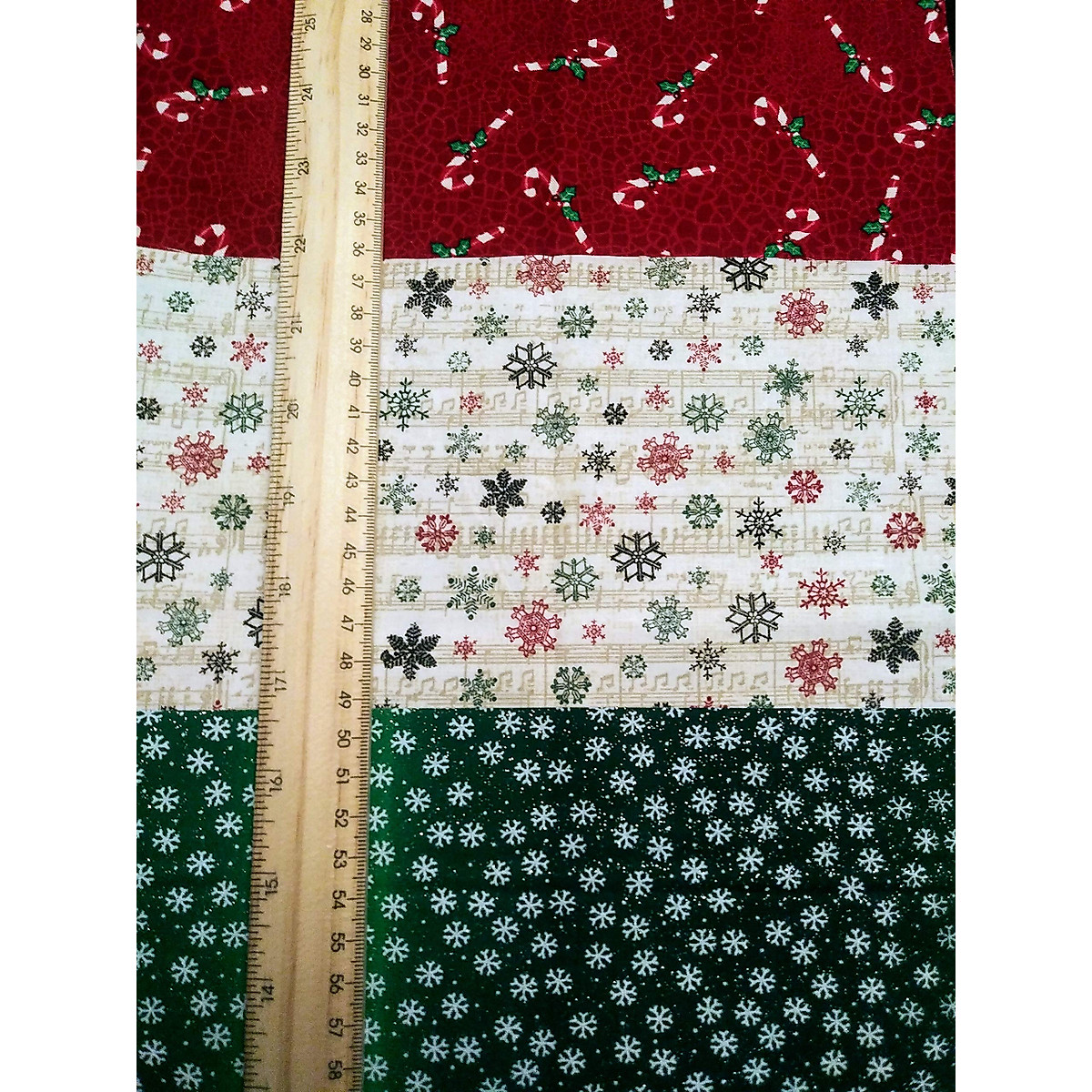 Fat Quarter Bundle by Vertical Vortex Farmhouse Gnomes Fat Quarter Fabric Bundle Set 5 (1-4 Yard) Snowflakes Santa, Multi, 18x21