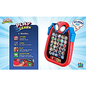ekids Spidey and His Amazing Friends Kids Tablet for Preschool, Tablet with Educational Games and ABC Learning for Toddlers Aged 3 and Up