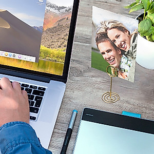 10 Pack Table Number Holders for Wedding - Gold Place Card Holder - Table Sign Holders - Picture - Photo Holders for Tables - Mini Table Number Stands Gold - Small Gold Table Number Holders Clip Stand