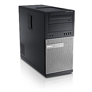 Dell Optiplex 9010 MiniTower MT Business Home Desktop Computer Tower PC Intel Quad Core i7-3770 3.40GHz, USB 3.0, WiFi, DisplayPort, DVD-RW, Windows 10 Pro 64Bit, 480GB SSD, 16GB RAM (Renewed)