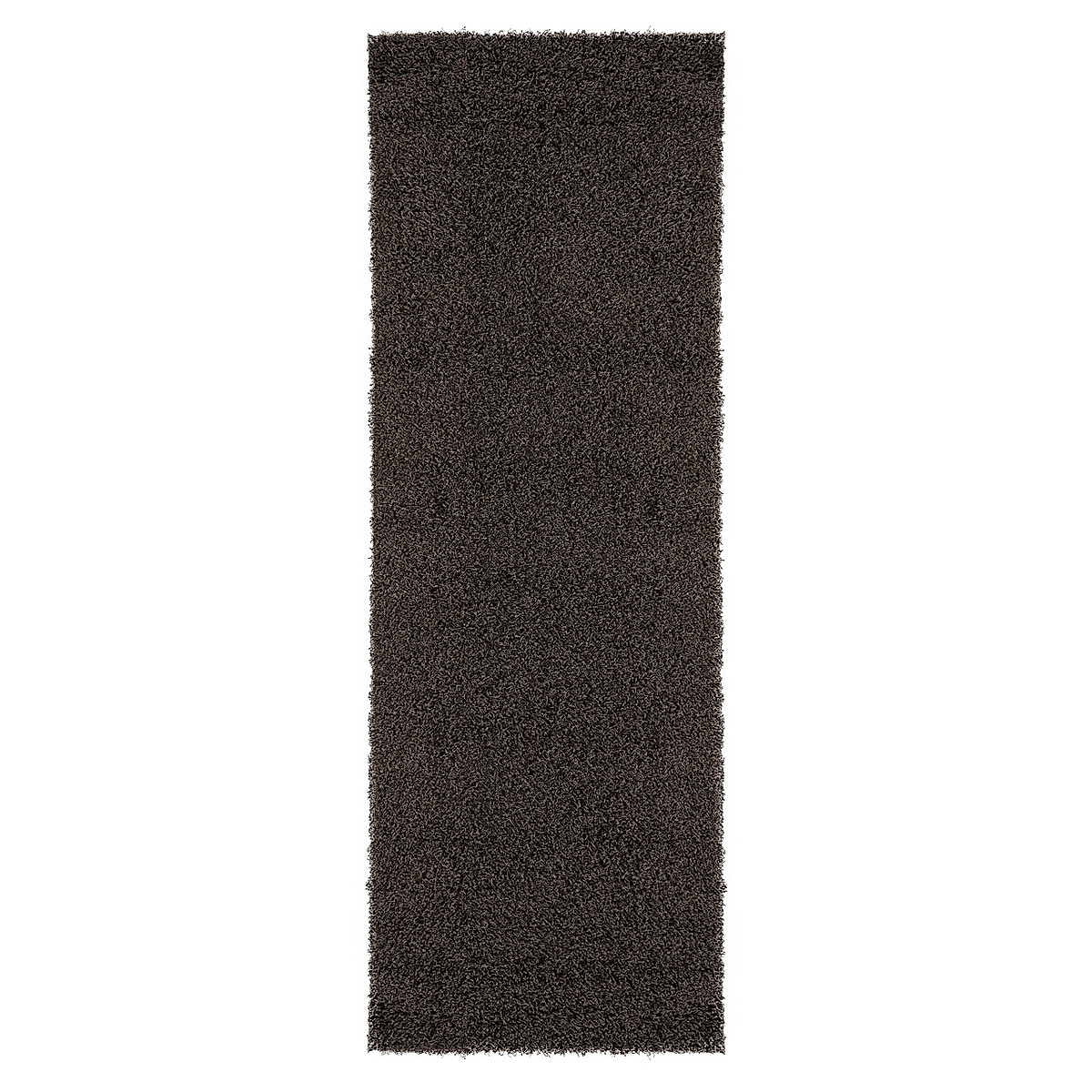 Ottomanson Indoor Solid Shag Design Rubber Back 5x7 Soft Pile Shag Area Rug for Bedroom, Living Room, Dining Room, Office, 5' x 7', Cream