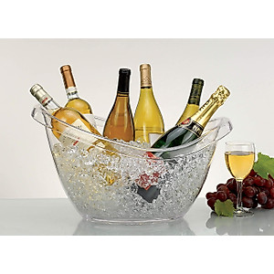 Prodyne AB-19 Beverage Tub, 19"X13.5"X10.75", Clear