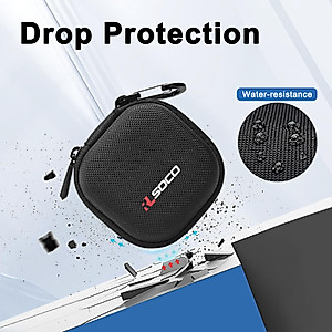 RLSOCO Hard Case for Crucial X10 Pro/X9/X9 Pro/X6 4TB/2TB/1TB/500GB Portable SSD,External Solid State Drive