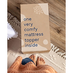 ViscoSoft 4 Inch Memory Foam Mattress Topper Full - Select High Density Ventilated Mattress Pad - Premium Removable Rayon Cover