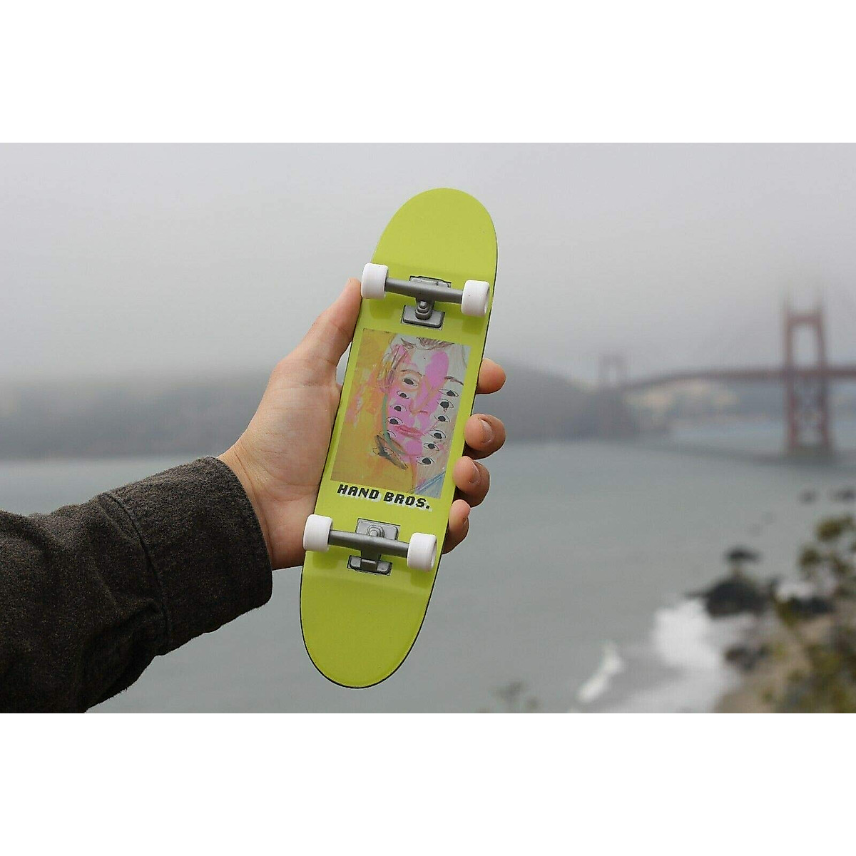 HANDBROS Handboard Skateboard 27cm 10.5 inch Tech Large Finger Board W/Grip