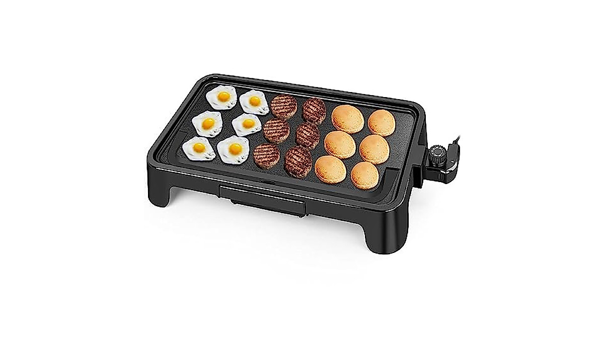 Extra Large Electric Griddle for Family Meals and Cooking Joy