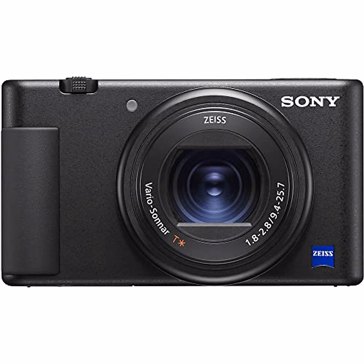 Sony ZV-1 Digital Camera (Black) (DCZV1/B) + 64GB Card + Corel Photo Software + NP-BX1 Battery + Card Reader + LED Light + HDMI Cable + Deluxe Soft Bag + Charger + Flex Tripod + More