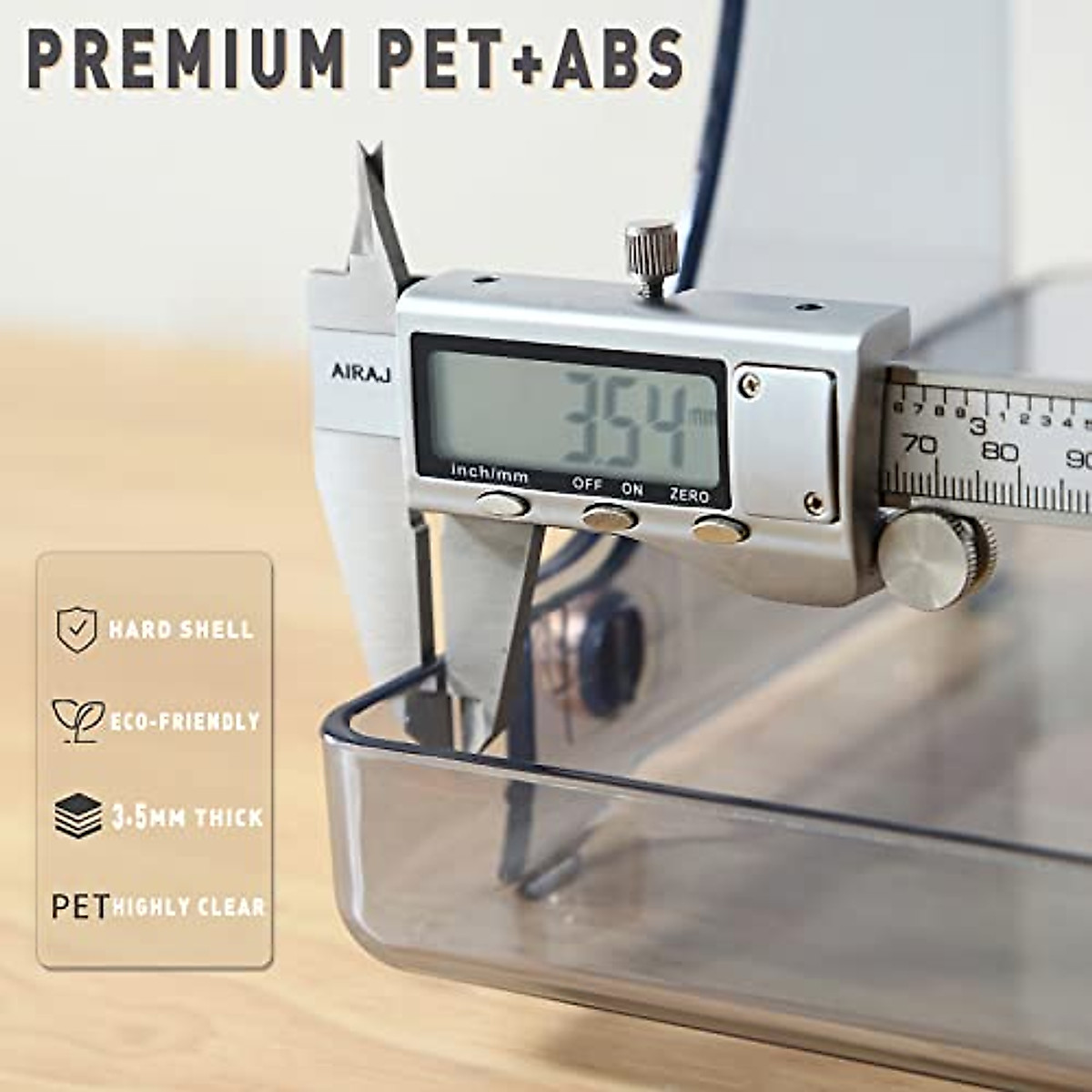 2 Layers Clear Countertop Makeup Organizer and Storage, Cosmetic Storage Tray, Vanity Trays Holder, Perfume Display Rack, Nail Polish Organizer, Assemble Easily, Hard Shell, Elegant, Gray