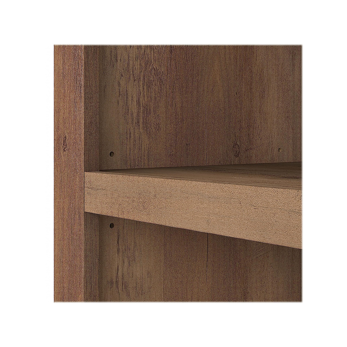 Bush Furniture Yorktown Tall 5 Shelf Bookcase, Reclaimed Pine