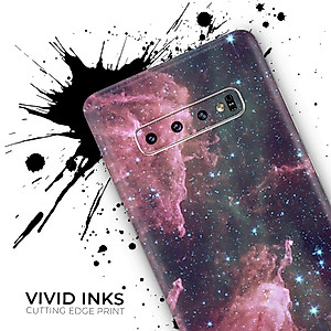 DesignSkinz Vibrant Deep Space Protective Vinyl Decal Wrap Skin Cover Compatible with The Samsung Galaxy S20 (Screen Trim & Back Glass Skin)