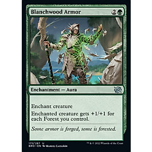 Magic: the Gathering - Blanchwood Armor (171) - The Brothers' War