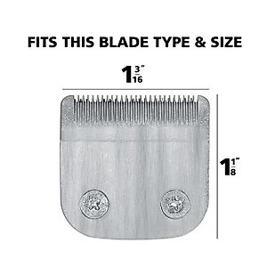 Trimmer Replacement Blade Guard Beard Stubble Guide Comb Set 1/16 1/8 3/16 for Wahl All in One Lithium Ion 59300 (Fits Only One Blade Size for Specific Models)