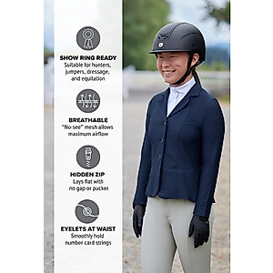 Kerrits Kids Affinity Aero Show Coat Navy Size: M