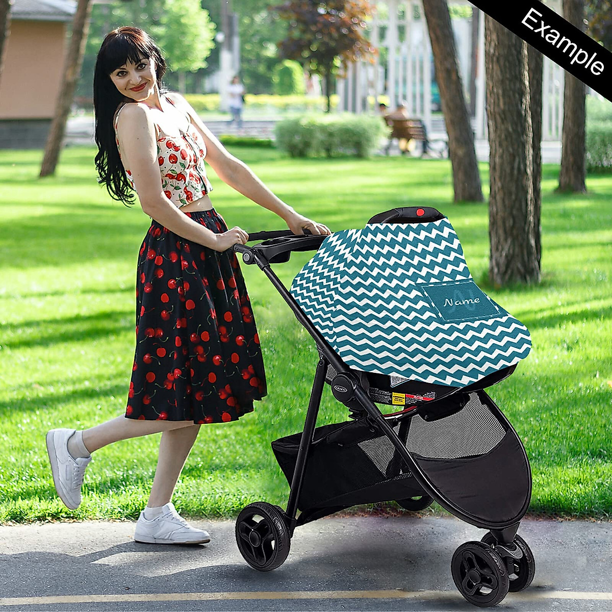 Personalized Baby Name Car Seat Covers for Babies Infant - Nursing Cover Breastfeeding Scarf, Carseat Cover for Girls and Boys, Constellation Starry Sky