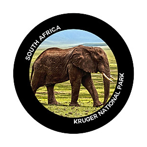 South Africa Kruger Park Elephant Souvenir Gift PopSockets Grip and Stand for Phones and Tablets