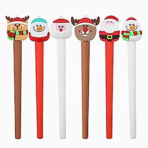 PINMU 8Pcs Naughty rabbit Gel Ink Pens,For kids Gifts,Kawaii School Pens, Bulk Fun School Cass room Supplies Set,For Kids Cartoon Ballpoint Pens,Adults Write Note And Work Stationery Pens. (style25)