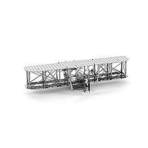 Metal Earth Wright Brothers Airplane 3D Metal Model Kit Fascinations