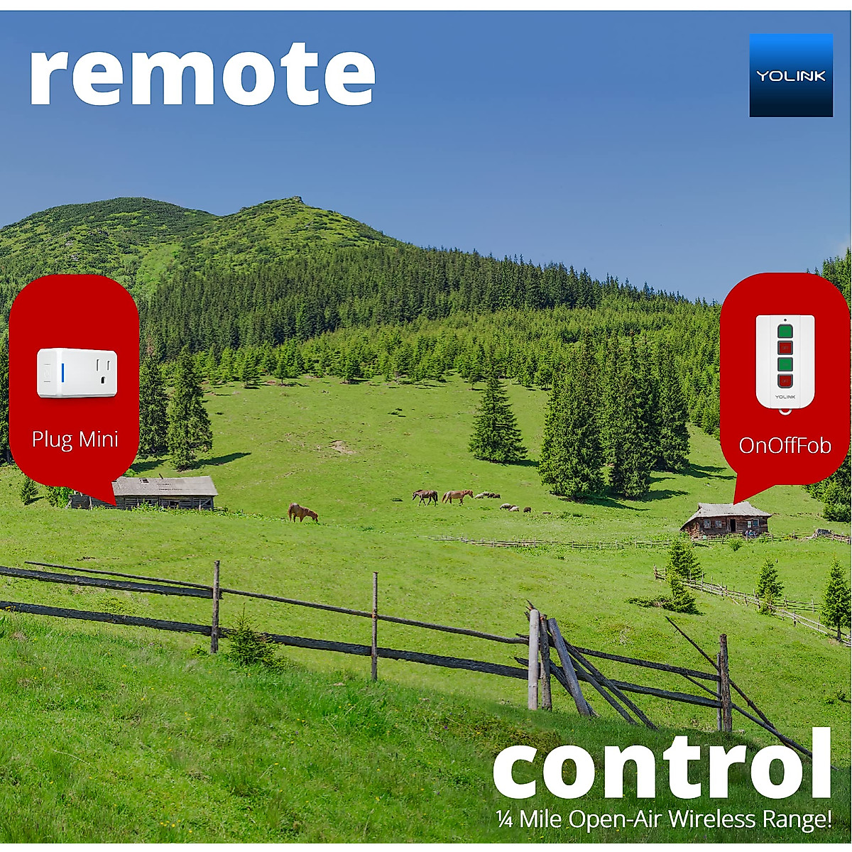 Smart Power Strip, YoLink 1/4 Mile World's Longest Range Power Strip Compatible with Alexa Google IFTTT, Surge Protector Plugs 4 USB Charging Ports + 4 AC Plugs for Multi Outlets - YoLink Hub Required