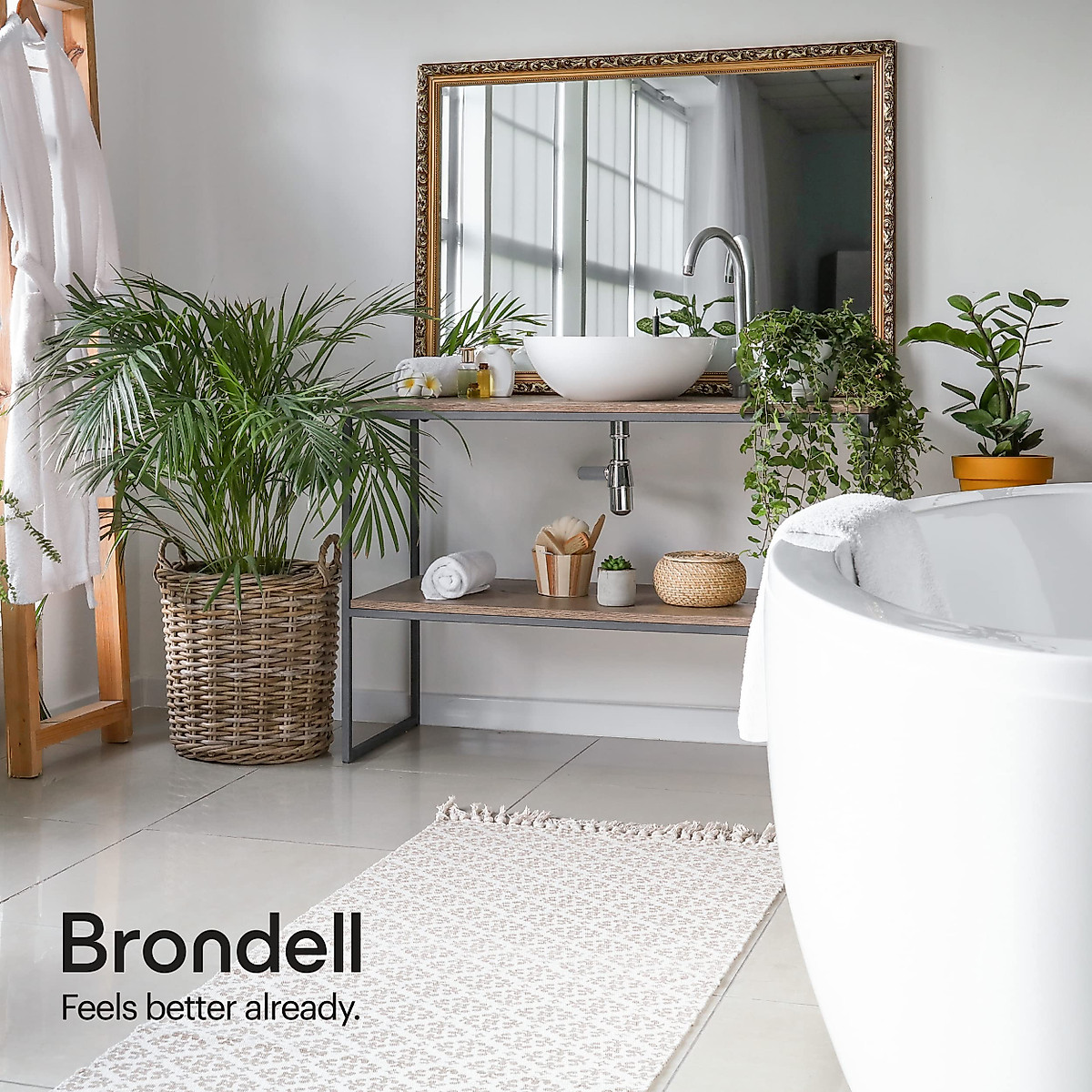 Brondell LT89 Swash Electronic Bidet Toilet Seat for Round Toilets & SWF44 Swash Bidet Filter Bundle