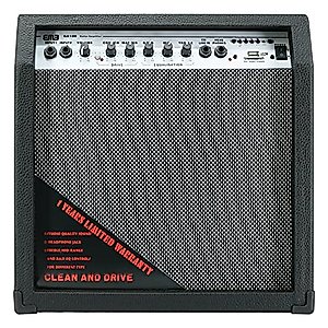 EMB GA100 500W 10" Electric Guitar Amplifier Speaker Portable Powerful Studio and Stage Cabinet PreAMP – with Built in Headphone Jack and 2 Inputs and SD USB AUX Bluetooth (Black)