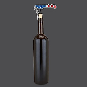 Foster & Rye American Flag Stainless Steel Double Hinged Corkscrews
