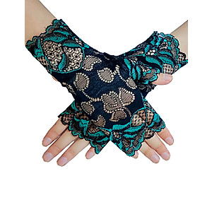 Gionforsy Fascinators Hat for Women Tea Party Kentucky Derby Wedding Mesh Feathers Hair Clip (Green)