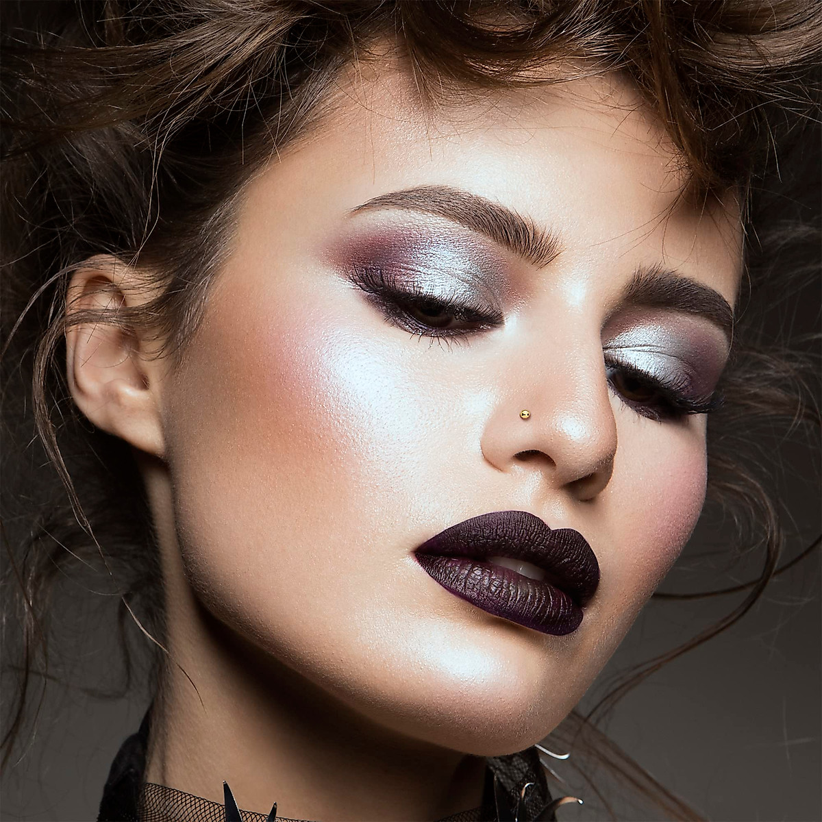 Body Candy Solid 14k Yellow Gold 1.5mm Ball Straight Fishtail Nose Stud Ring 20 Gauge 17mm