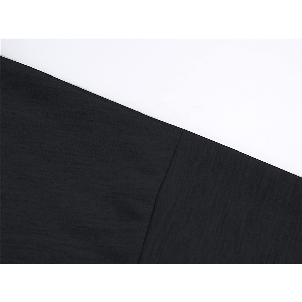 lymanchi Women Wide Neck Sweatshirt Off Shoulder Long Sleeve Casual Loose Shirts 107 Black XL