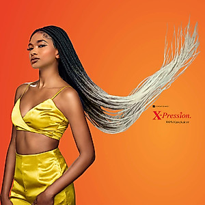 Sensationnal Braids XPRESSION 3X Pre-Stretched Braid 58 inches (3-pack, 1B)