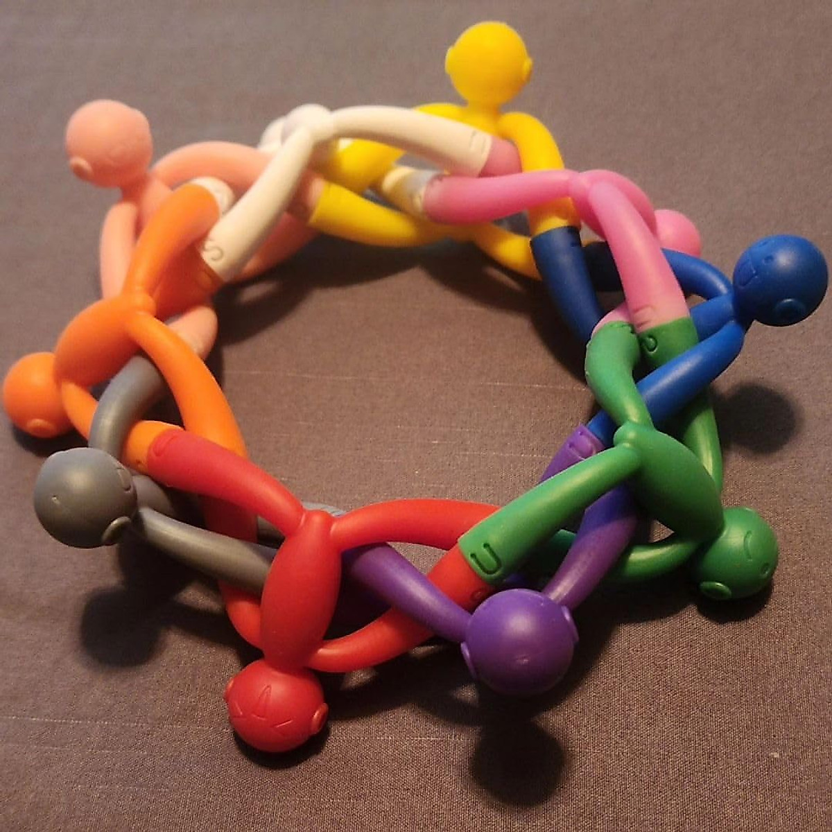 MAGMEN Upgraded Strenght Magnetic Travel Toys for Toddler, Stretchy Magnetic Fun (Ages 3+) Pack of 10 Solid