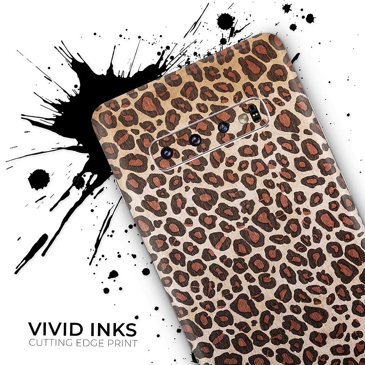 DesignSkinz Vibrant Cheetah Animal Print V3 Protective Vinyl Decal Wrap Skin Cover Compatible with The Samsung Galaxy S20 (Screen Trim & Back Glass Skin)