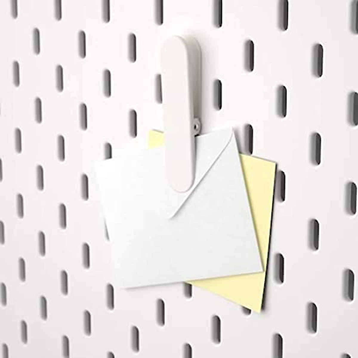 Ikea Pegboard Accessories (Clip) - Pack of 2, White, 0.5 Quart, IKEAOPC6J127