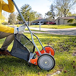 American Lawn Mower Company GC91416 14-Inch/16-Inch Reel Lawn Mower Grass Catcher, Black