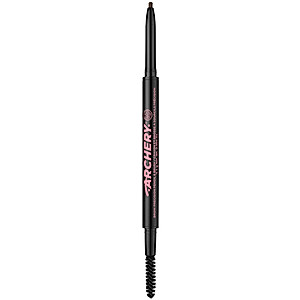 Soap & Glory Archery Brow Precision Pencil & Brush in Dark Brown - Eyebrow Pencil for Shaping + Defining Eyebrows - Eye Brow Brush & Pencil For Full Brows (1 count)