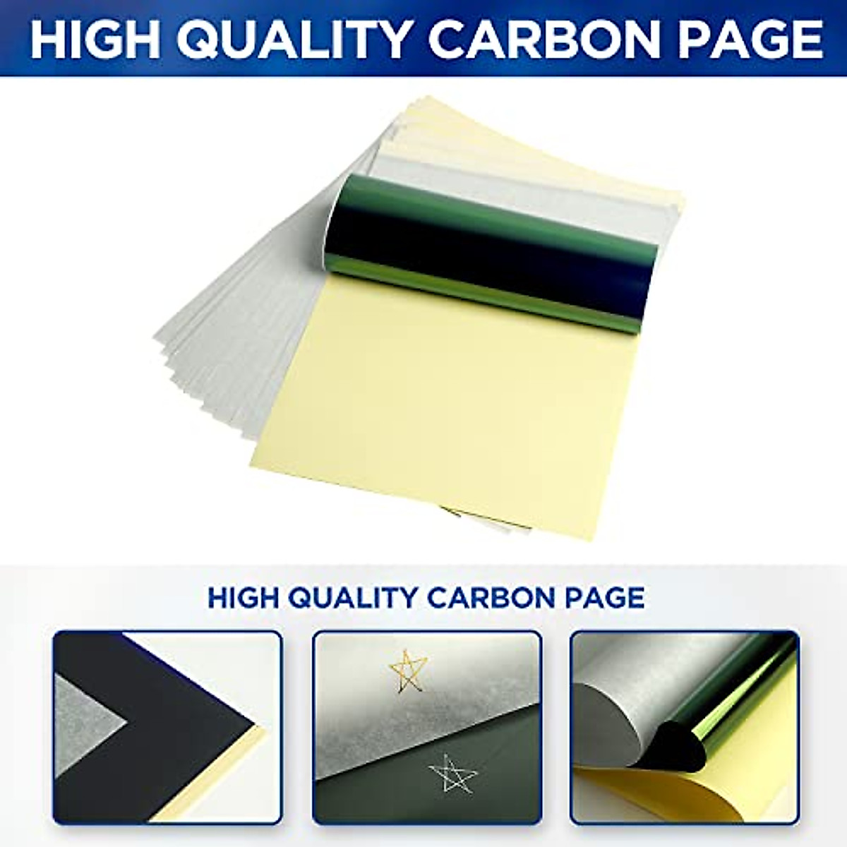 Tattοο Stencil Transfer Paper, 25PCS Ultra HD Tattοο Thermal Stencil Paper, 4 Layers Premium DIY Tattοο Tracing Paper Transfer Kit Supplies, Size A4