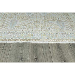 Momeni Isabella Polyester Traditional Indoor Area Rug, Ivory, 7'10" X 10'6"