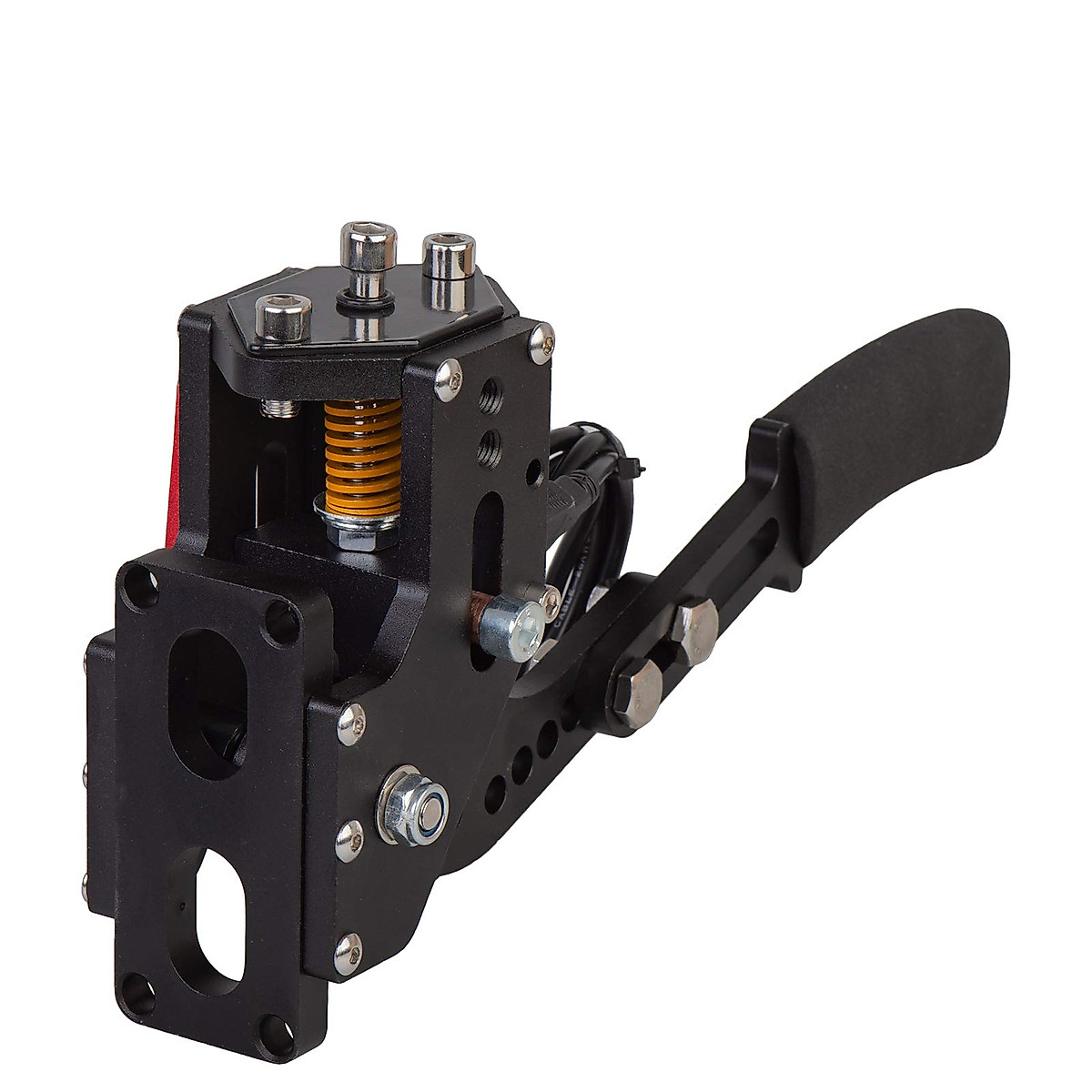 Ubrand HB-03B-BK 16-bit PC Game USB Handbrake with Plate for Racing Games, Compatible with Logitech G27 G29 Simulate Linear Handbrake, 11.8 inch High (Only PC System, 10 x 20 x 30, Black