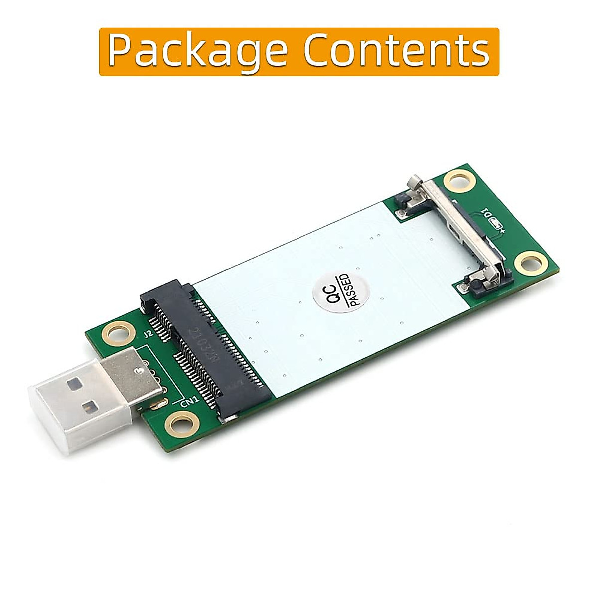 Mini PCI-E to USB Adapter with SIM Card Slot for Module Transfer to USB Interface