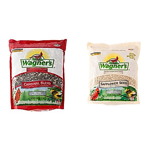 Wagner's Cardinal Blend Wild Bird Food (6-Pound) and Safflower Seed (5-Pound)