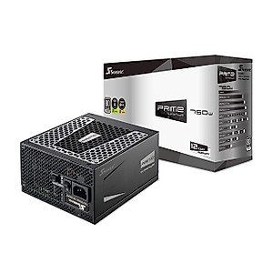 Seasonic PRIME 750 Titanium SSR-750TR 750W 80+ Titanium ATX12V & EPS12V Full Modular 135mm FDB Fan Power On Self Tester 12 Year Warranty Power Supply