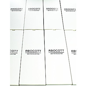 RBOCOTT Silk Dark Green Tie Business Wedding Formal Necktie for Men (Dark Green)