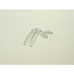 NEST Scientific 605601 Polypropylene Microcentrifuge Tube, Sterile, Conical, Lock Cap, 0.6 mL, Clear, 50 per Bag, 750 per Pack, 7500 per Case (Pack of 7500)