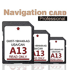 2022 A13 Navigation Car GPS SD Card GM5T-19H449-AG Compatible with Lincoln&Ford Support USA/Canada New Maps