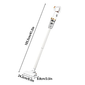 MORESEC Cordless Vacuum Cleaner, 2-in-1 Stick Vacuum Cleaner Integrated Blower and Floor Mop, 2000mAh Lightweight Quiet Cordless Vacuum Cleaner for Carpet, Car, Hardwood Floor ＆ Pet Hair