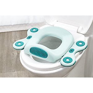 Neobum 3-in-1 Travel Potty Trainer Seat for Toddler Kids Foldable -Super Light, Easy to use, Sturdy, Roll of Potty Liners Included