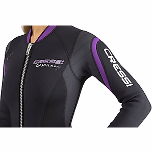 Cressi Bahia Flex 2.5mm Lady, Black/Lilac, 2XL