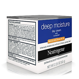 Neutrogena Deep Moisture Day Cream SPF 20, 2.25 Ounce