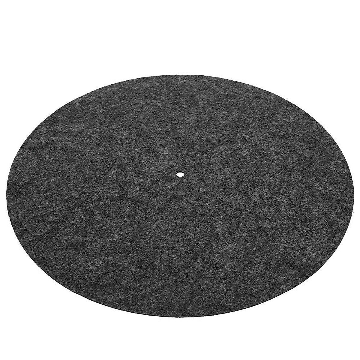 Turntable Platter Mat Slip Mat Anti-Vibration Pad Improves Sound & Performance for Record Players(Black)
