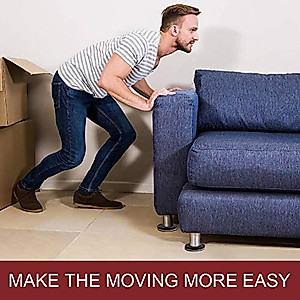 Furniture Sliders, 20pcs-3 1/2” Felt Furniture Sliders for Carpet, Furniture Pads Hardwoods Floors, Heavy Furniture Movers Sliders, Reusable Furniture Moving Pads, Floor Protectors for Carpet